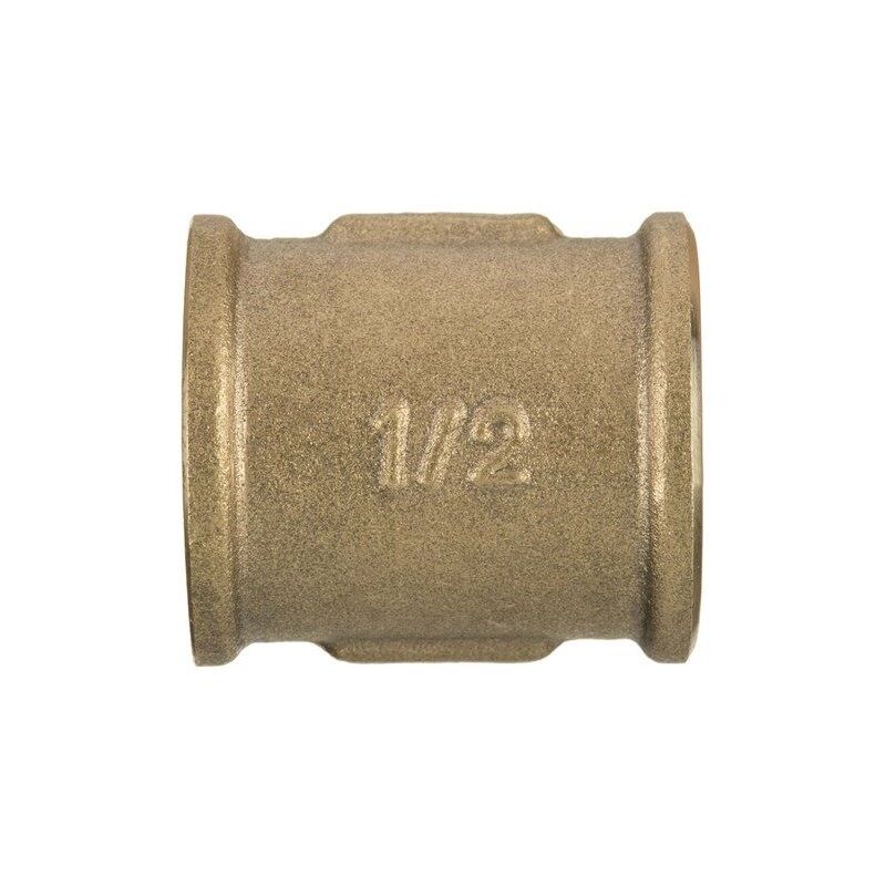 1/2" BSP Threaded Pipe Connection Female Screwed Fittings Coupling Muff ...