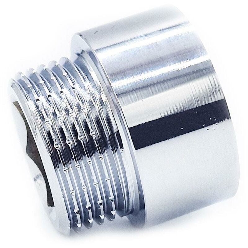 15mm long 3/4" BSP (22mm) Pipe Thread Extension Female x Male Chrome Brass
