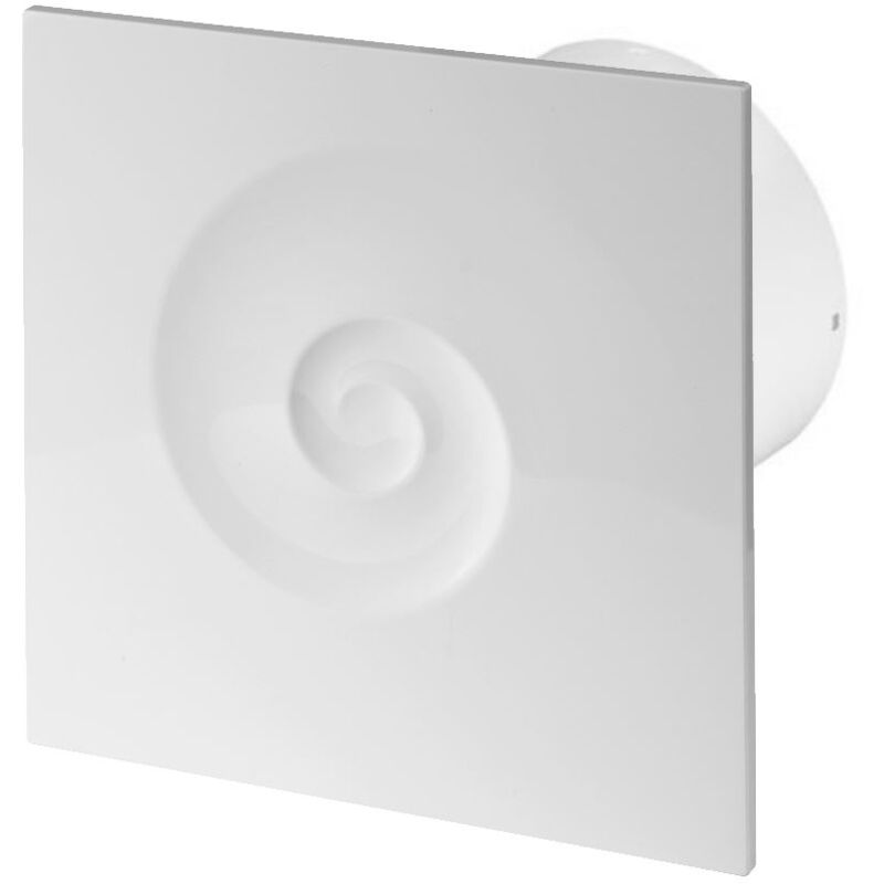 100mm Standard VORTEX Extractor Fan White ABS Front Panel Wall Ceiling ...