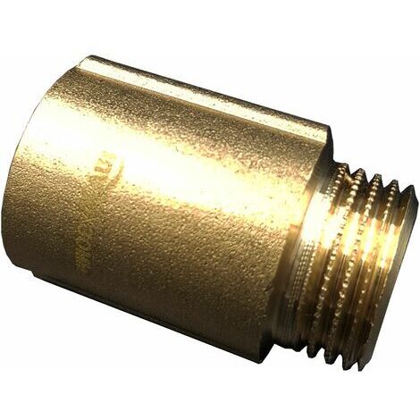 30mm long - 1/2" BSP (15mm) Pipe Thread Extension Female x Male Cast ...