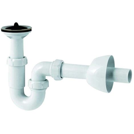 Sink Waste P Trap Kit Polypipe With Sink Strainer And Plug