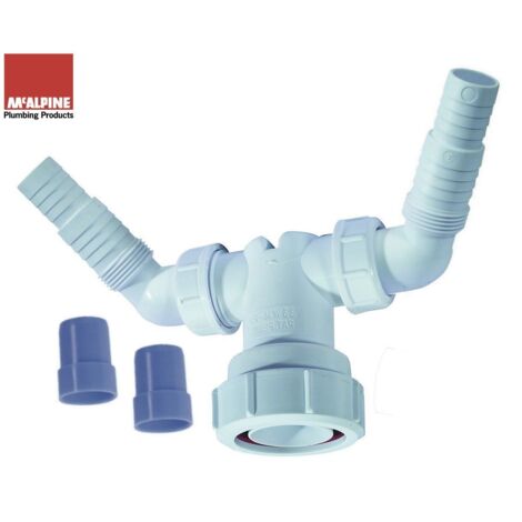 V33WM McAlpine Twin Connection Washing Machine Tee 1 1/2"