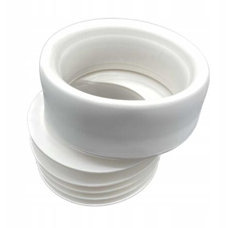 Rubber Offset Toilet Pan Connector Extension 110mm