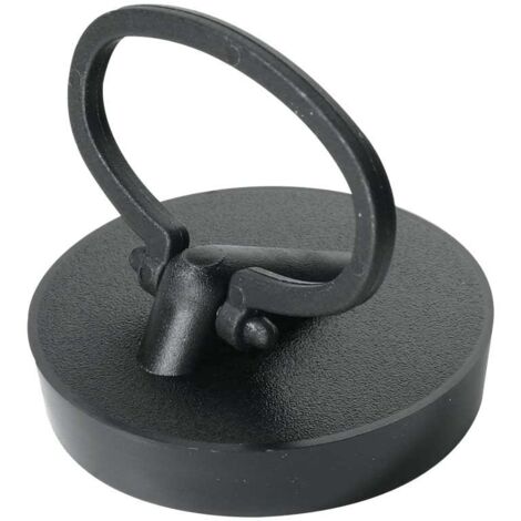 BP4H McAlpine 1.75" (Fits 1.5" Waste) Black PVC Plug with Handle