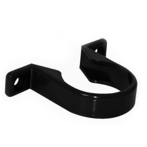 WS35B FloPlast Solvent Weld Waste Pipe Clip 40mm Black ABS