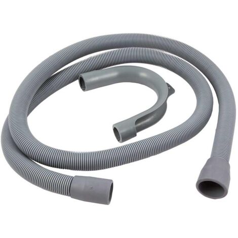 Dishwasher Washing Machine Drain Hose Waste Outlet Pipe 1.5m Grey