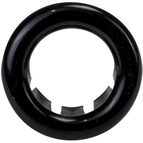 Black Basin Bathroom Sink Overflow Cover Trim Insert 25mm