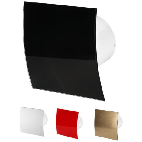 100mm Standard Extractor Fan Graphite Structure Front Panel ESCUDO Wall ...