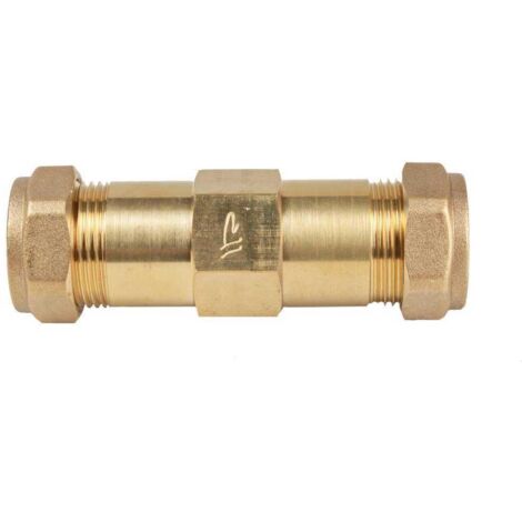 22mm Compression Burst Pipe Repair Coupling Connector Brass Fitting ...