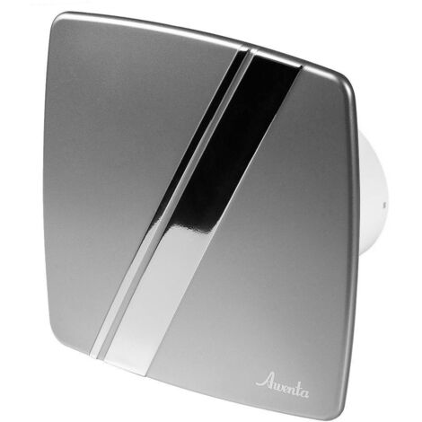 100mm Humidity Sensor LINEA Extractor Fan Satin ABS Front Panel Wall ...