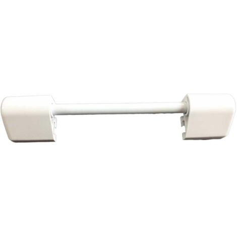 Toilet Seat Hinges Fittings Brackets With Connecting Rod White Plastic
