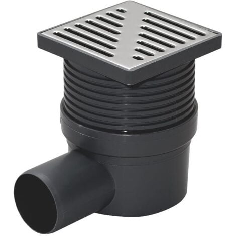 Regulated Height Side Outlet 100x100mm Floor Ground Waste Drain Gully Trap