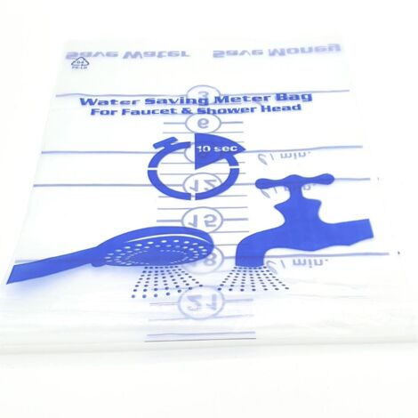 Water Flow Rate Measure Bag Saving Water Tool 0-24 l/min
