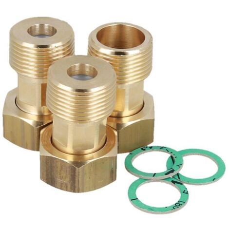 DN20 1" x 1" BSP Union Fittings Set For 3-way Water Mixing Valves ...
