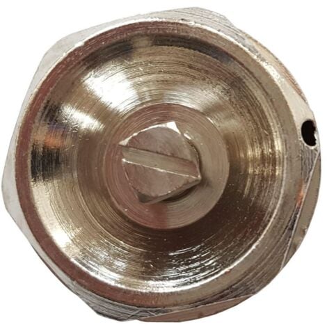 1/2 Inch Manual Air Vent Radiator Bleeding Valve Nickel
