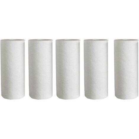 5x Anti Sediment 5" Polypropylene Water Filter 5um Cartridge Removes Solids