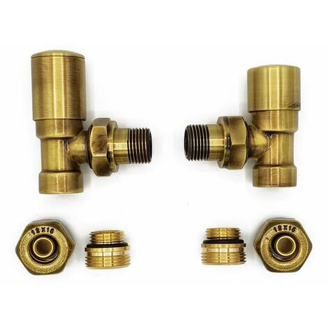 Angled Version with PEX Connectors Elegant Antique Brass Regulating ...