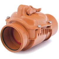 110mm Horizontal Polypropylene Check Non-Return Anti-Flood Valve ...