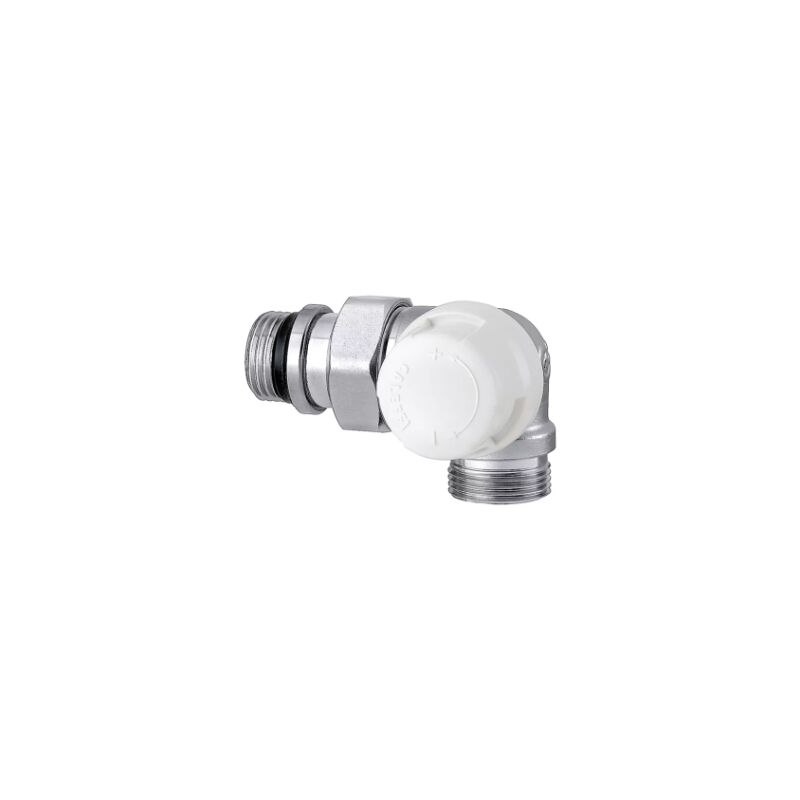 Detentor doble acodado versión derecha 3/8" Caleffi 226352 3/8"