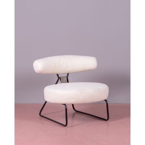 Nest Dream - Poltrona di design rivestita - Oxford - Bianco