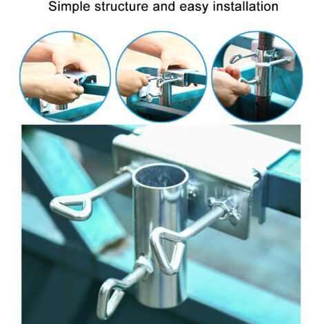 Parasol Holder for Balcony Railing, Balcony Parasol Holder, Garden ...