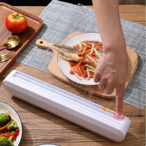 Kitchen foil and plastic wrap dispenser store