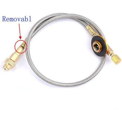 Camping Hiking Fuel Tank Adapter - Butane Gas Stove Conversion Adapter ...