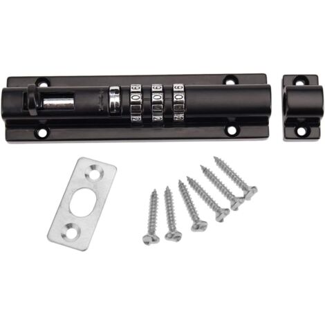 Mechanical Code Door Lock Keyless Combination Gate Lock Fixing Screws ...