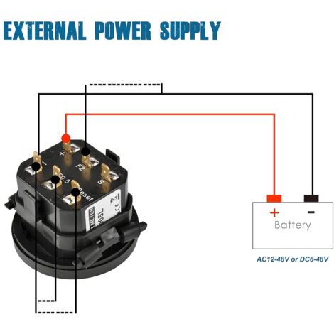 Digital Engine Hour Meter Tachometer, Real-time RPM Recording, Backlit ...