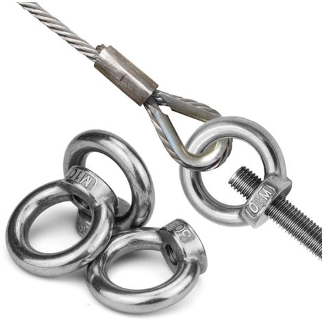 M10 304 Stainless Steel Ring Eye Nut Lifting Lifting Nut for Nuts ...