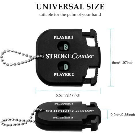 2 Players Golf Score Counter 2 Digit Mini Square Golf Score Counters ...
