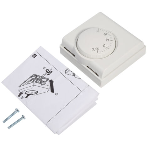 Eosnow Interruttore termostato regolatore meccanico della temperatura ambiente 220 V per aria ...
