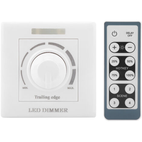 Jeffergarden Luz LED Regulador de intensidad ajustable Control de ...