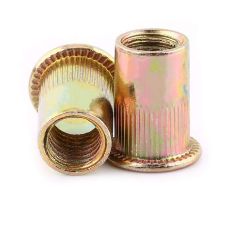 Jeffergarden M3-M12 Flachgewinde-Nietmutter aus Kohlenstoffstahl ...