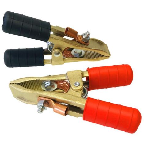 STARTZANGE AUS MESSING (+ und -) 400 AMPERE – PACKUNG MIT 2 ZANGEN