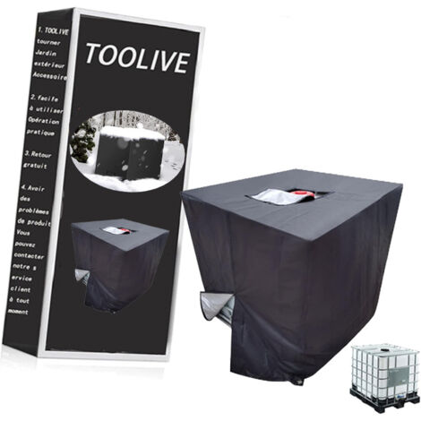 Tank Cover 1000 L, IBC Rain Water Tank Sun Protection Cover, Anti-UV ...