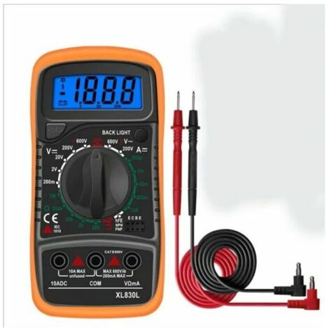XL830L Digital Multimeter 2000 Counts Mini Multimeter Battery Tester ...