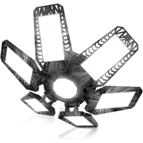 Sale kit Garage LEDs - 120W - 12000lm - Workshop lamp - Deformable ...