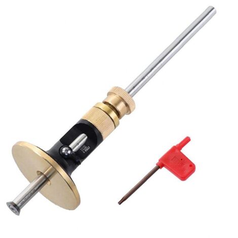Marking Wheel Depth Gauge Wood Scriber Woodworking Measuring Ruler Line ...