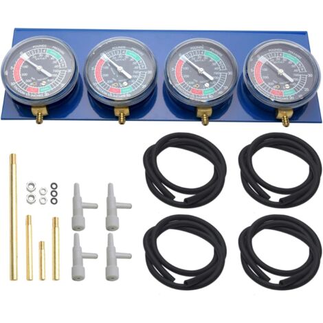 Carburetor Vacuum Gauge Kit, Motorcycle Accessories with Hose ...