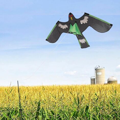 Hawk kite to scare away birds, feather reflective bird scarer hawk kite ...