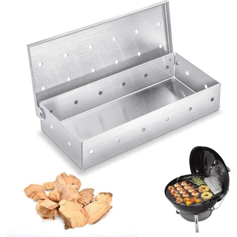Stainless steel smoking box for grilling, barbecue aroma – smoking box ...