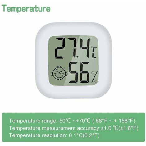 Pack Mini LCD Digital Hygrometer Thermometer Indoor Portable High ...