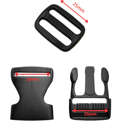Buckles and Fasteners, 25mm Click Buckle, Click Fastener for Backpack ...