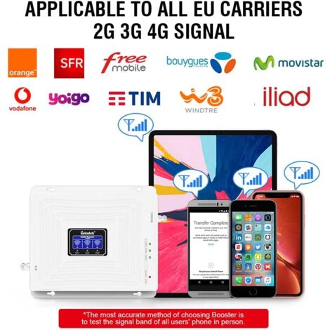 4G 3G GSM Tri-Band Mobile Network Amplifier Band 1/3/8 All Operators ...