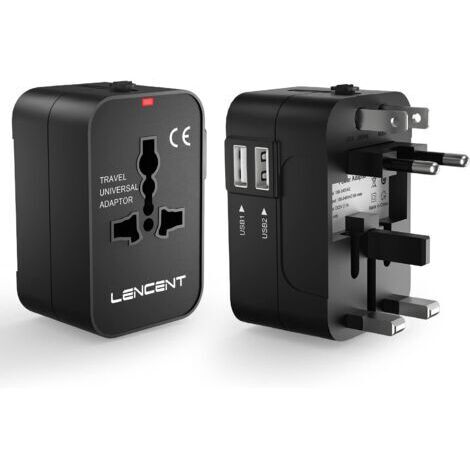 Travel Adapter, Universal Adapter UK/Europe/US/Australia Plugs ...