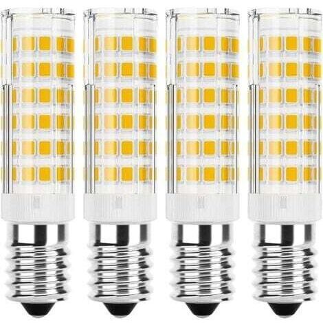 Set of 4 E14 LED Bulbs, 7W 6000K Cool White LED Corn Bulb, E14 LED ...