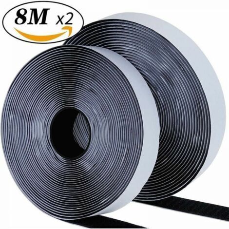 8M Extra Strong Self Adhesive Velcro Tape, Double Sided Adhesive with ...
