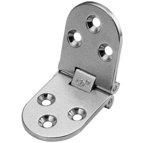 Pcs Zinc Alloy Invisible Folding Flap Hinge, 180 Degree Half Round ...