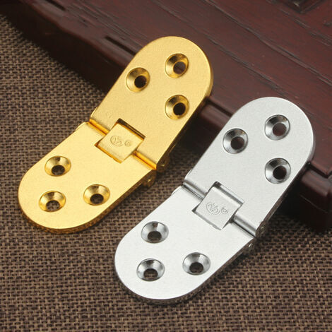 Pcs Zinc Alloy Invisible Folding Flap Hinge, 180 Degree Half Round ...